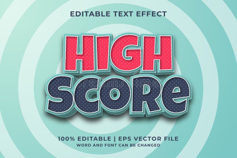 High Score Neon Text Vector. High Score Neon Sign, Design Template ...