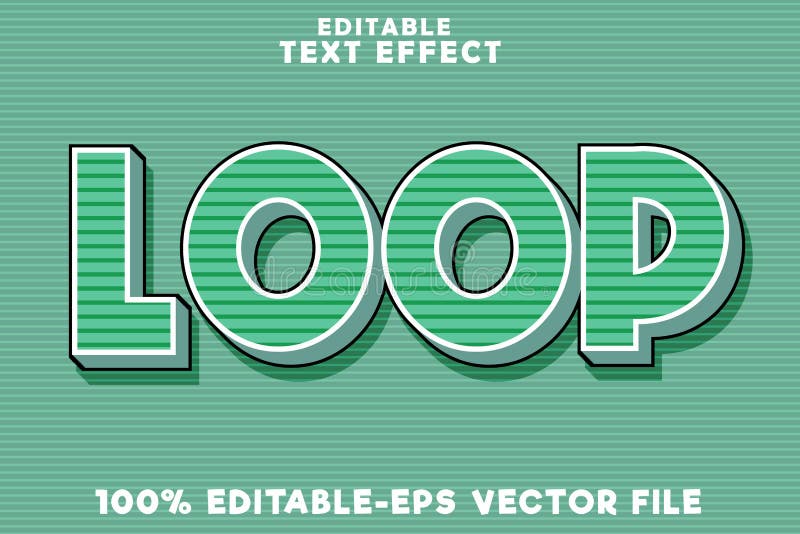 Loop Font Stock Illustrations – 3,481 Loop Font Stock Illustrations ...