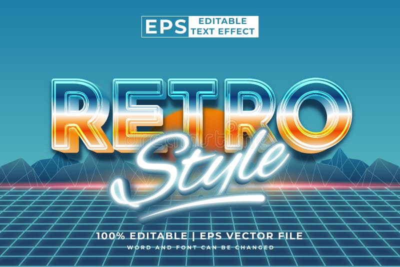 Editable 80s Font Stock Illustrations – 1,778 Editable 80s Font Stock ...