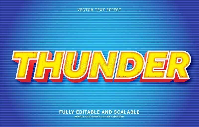Thunder Word Logo Stock Illustrations – 71 Thunder Word Logo Stock ...