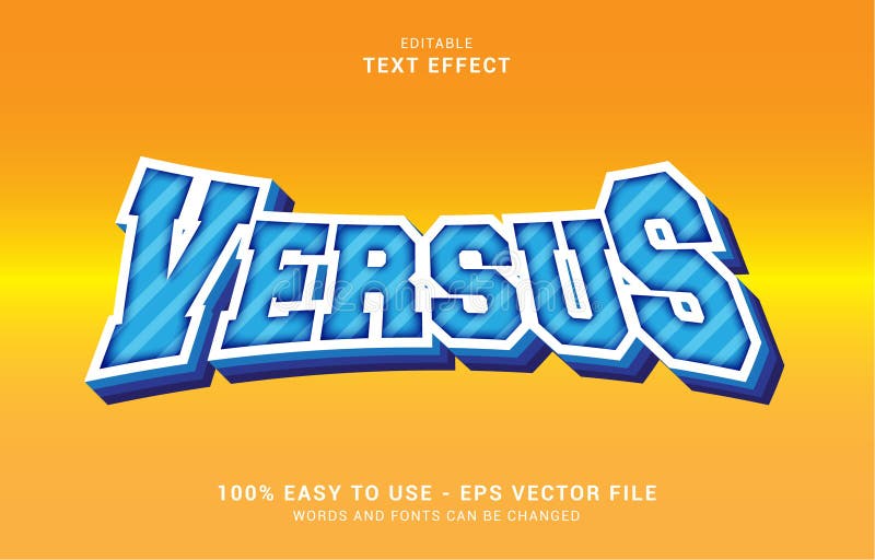 Versus Style Illustration. VS Symbol. Battle Headline Template. Flat ...