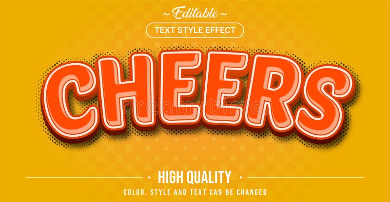 Editable Hologram Text Effect. Stock Vector - Illustration of ...