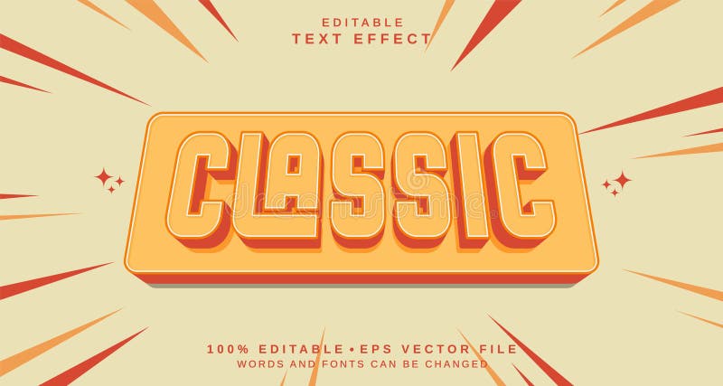 Editable Text Style Effect - Metalic Text Style Theme Stock Vector ...