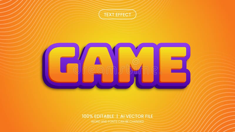 Clean Text Effect Template with Abstract Background Use for Business ...