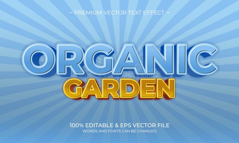 Editable Text Style Effect. Editable Font Style. Stock Vector ...