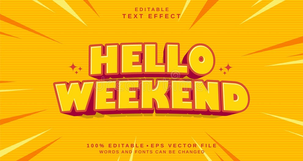 Hello Weekend Stock Illustrations – 4,873 Hello Weekend Stock ...