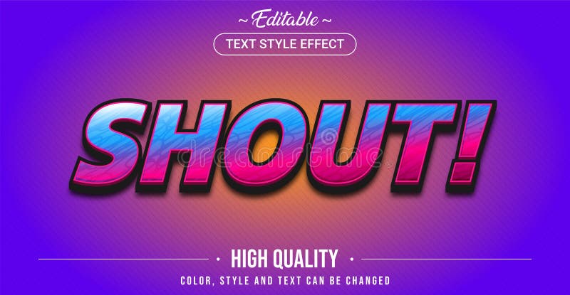 Effect Shout Stock Illustrations – 717 Effect Shout Stock Illustrations ...