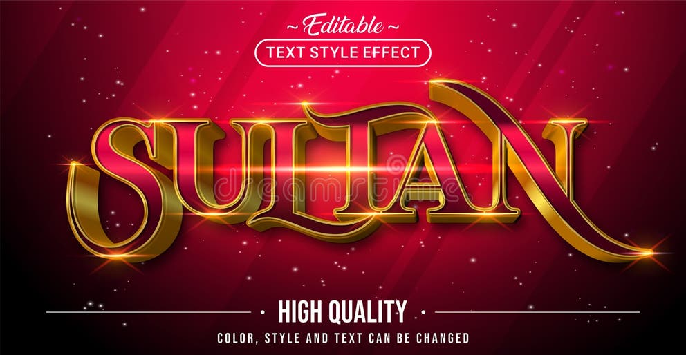 Sultan Text Logo Stock Illustrations – 90 Sultan Text Logo Stock ...