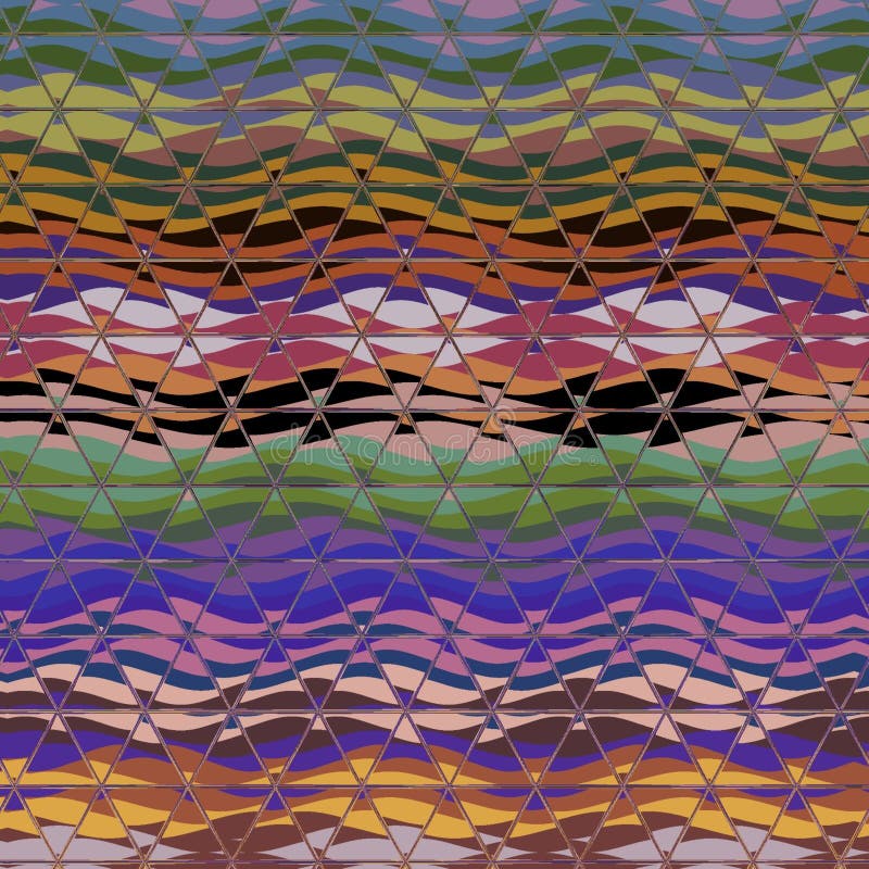 Editable Vector of Colorful Illusional Shapes Stock Illustration ...