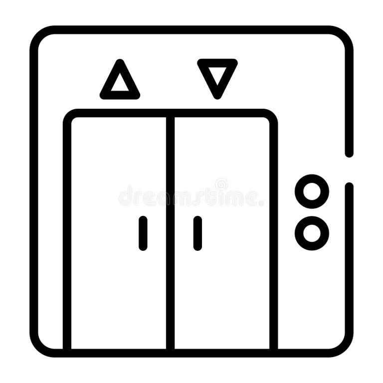 Editable Vector of Elevator, Trendy Icon of Lift for Premium Use Stock ...