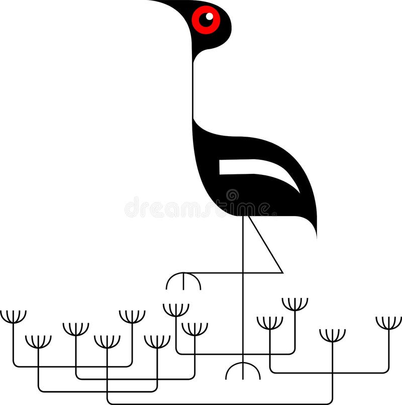 Marsh bird illustration stock vector. Illustration of nature - 251702240