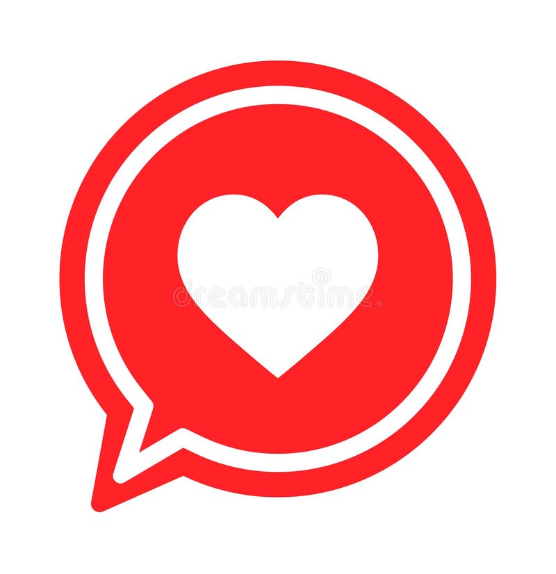 Heart speech bubbles. stock vector. Illustration of element - 37072620