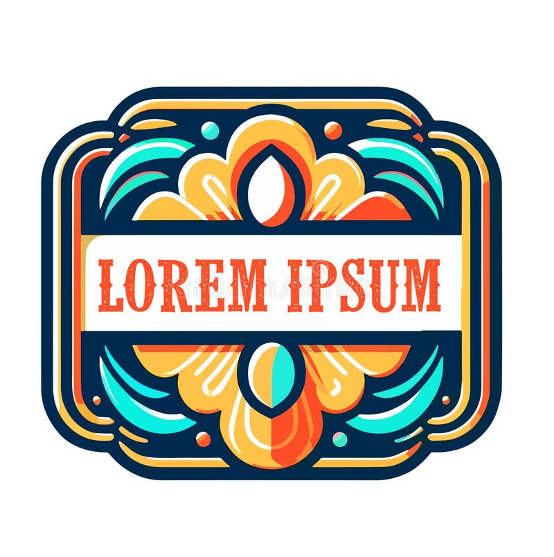 Ribbon Elements a Stylised Ribbon Vector Illustration Designs. Stock ...