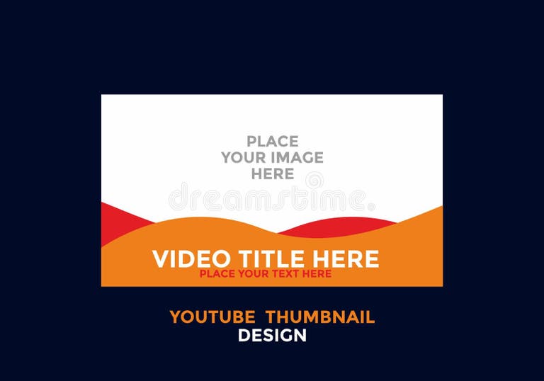 Youtube Thumbnail Red Stock Illustrations – 117 Youtube Thumbnail Red ...