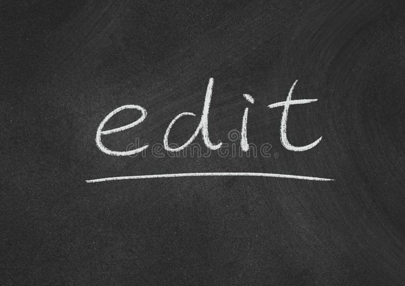 Edite foto de stock. Imagem de edite, palavra, sinal - 146060760