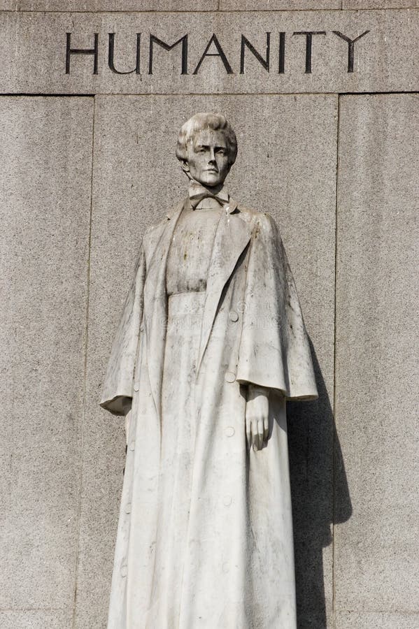 Edith Cavell Monument, Londen Stock Afbeelding - Image of één, heldin ...