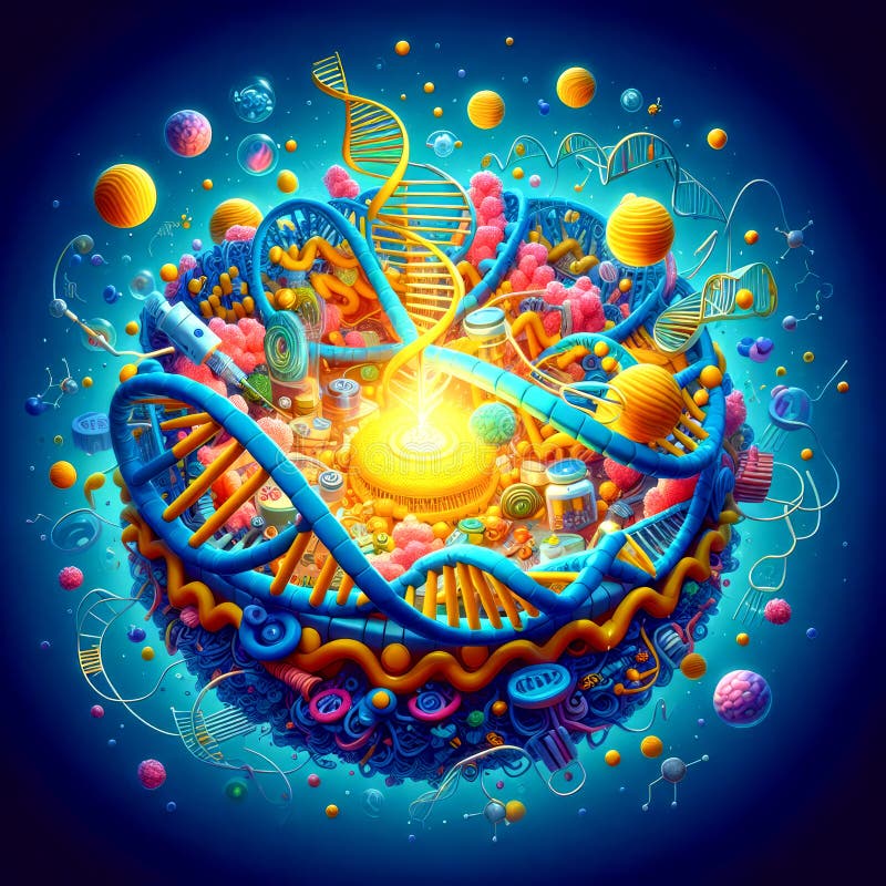 Editing DNA stock illustration. Illustration of insert - 314492471