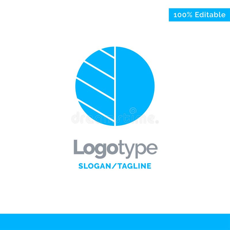 Editing, Photo, Shadow Blue Solid Logo Template. Place for Tagline ...