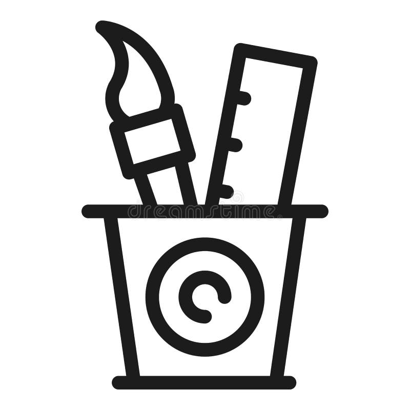 Editing Tools Icon Outline Vector. Edit Tool Stock Vector ...