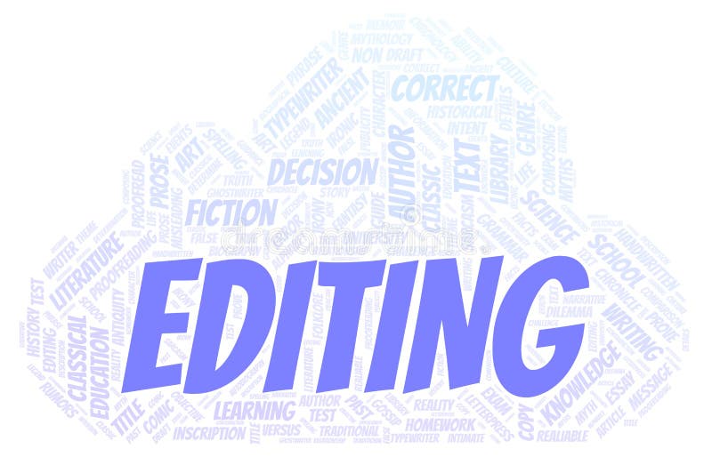 Editing Typography Word Cloud Create with the Text only Stock ...