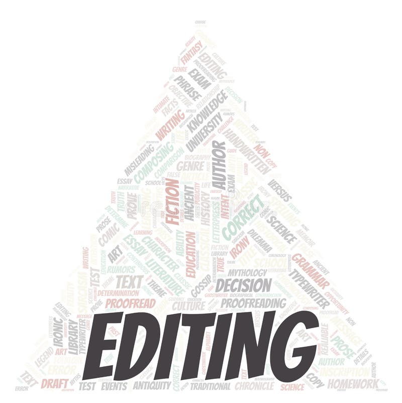 Editing Typography Word Cloud Create with the Text only Stock ...