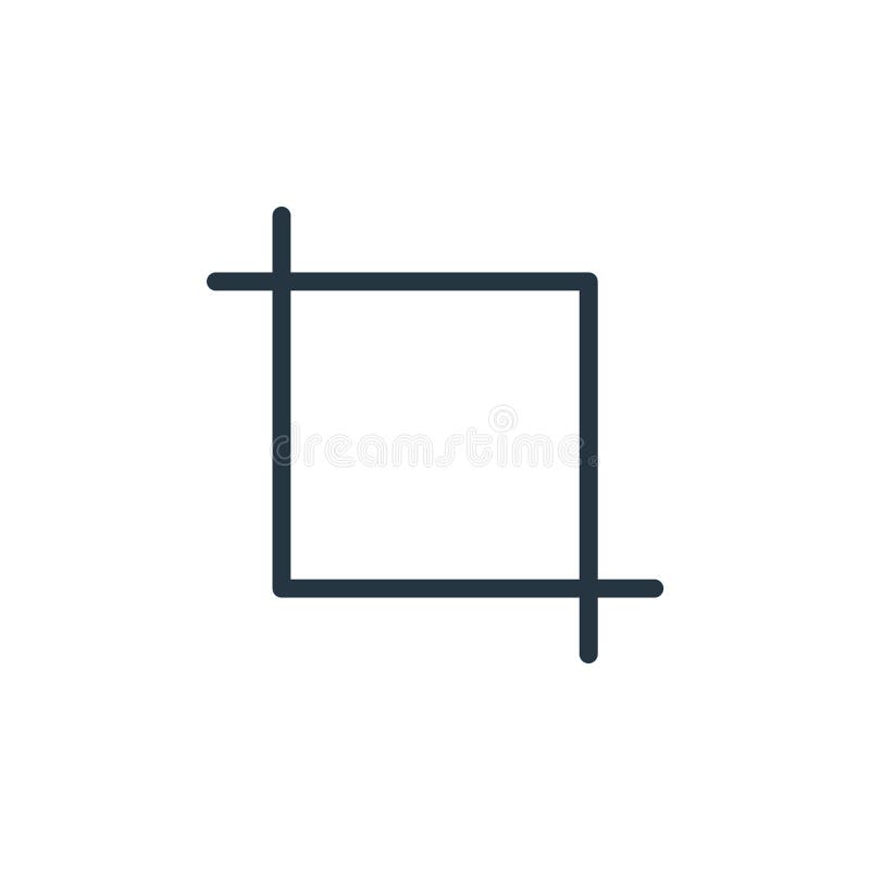 Editing Vector Icon Isolated on White Background. Outline, Thin Line ...