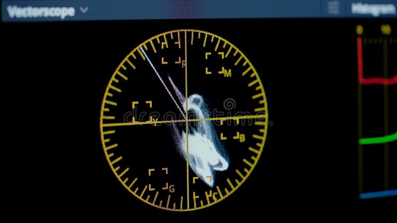 Editing Video on a Computer. Circular Display for Visualizing Color ...