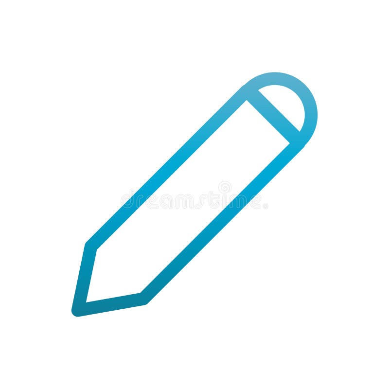 Edition User Interface Blue Gradient Stock Vector - Illustration of ...