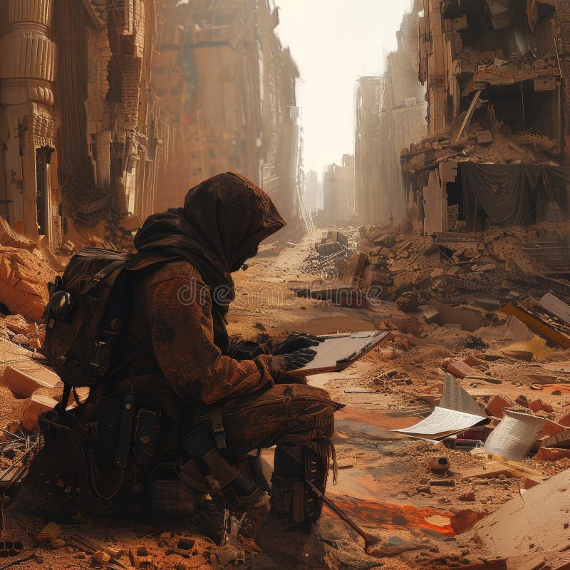 An Editor in a Post-apocalyptic Wasteland, Editing Documents Salvaged ...