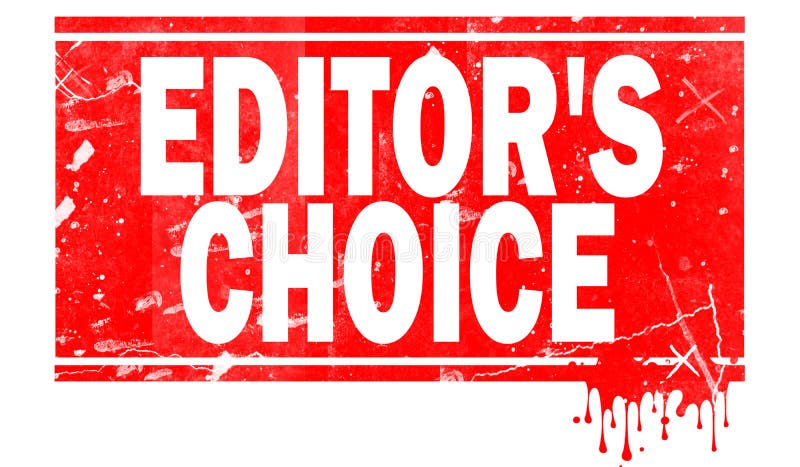 Editor`s Choice in Red Frame Stock Illustration - Illustration of text ...
