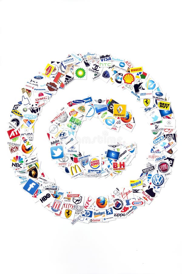 A Compilation of Major US Retail Chains. Editorial Image - Illustration ...