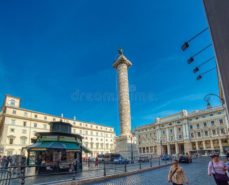 EDITORIAL the Column of Marcus Aurelius in Piazza Colonna Editorial ...