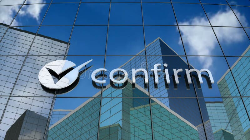 Editorial, Confirm Logo on Glass Building. Stock Video - Video of ...