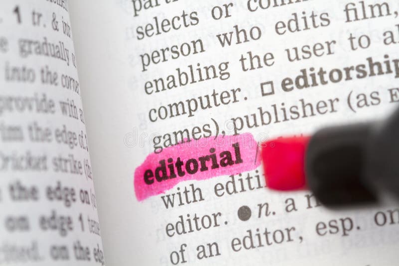 Editorial Dictionary Definition Stock Image - Image of single ...