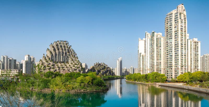 1000 Tree Building, Shanghai -China Editorial Photography - Image of ...