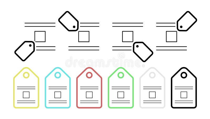 Editorial, Jump Object Vector Icon in Tag Set Illustration for Ui and ...