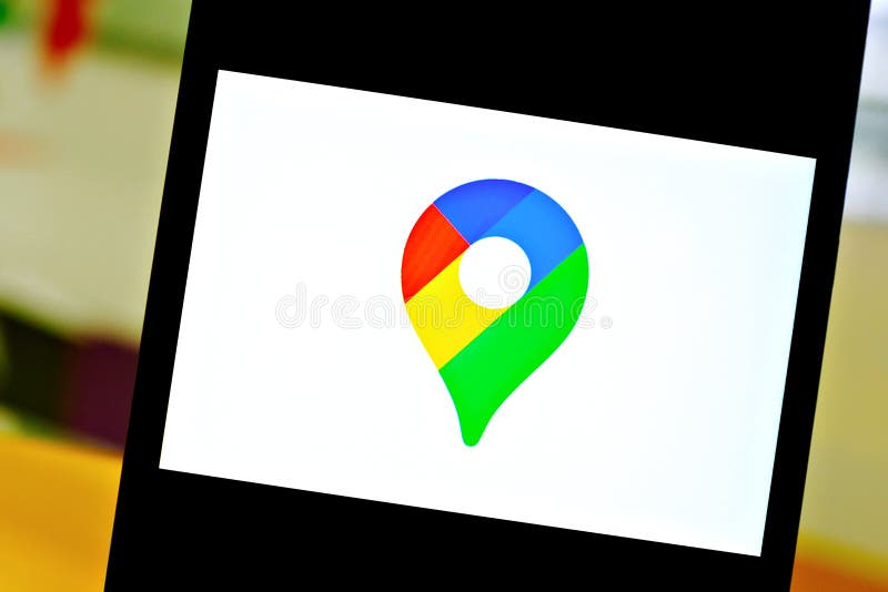 Editorial Photo on Google Maps Theme. Illustrative Photo for News about ...