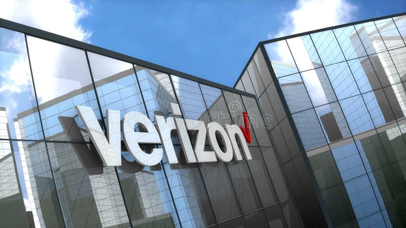 Editorial, Verizon Logo on Glass Building. Stock Footage - Video of ...