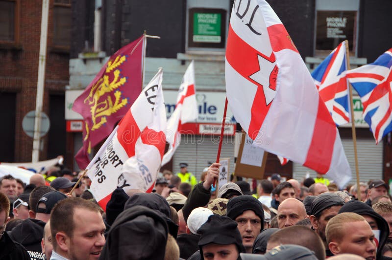 English Defence League Rally Editorial Photo - Image of rally, walsall ...