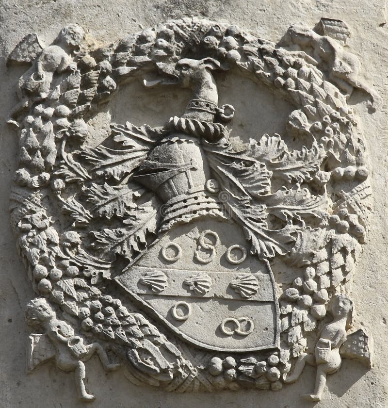 Edles heraldisches Symbol stockfoto. Bild von adel, entlastung - 26220978