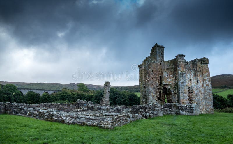 Edlingham Castle stock image. Image of national, countryside - 157986747