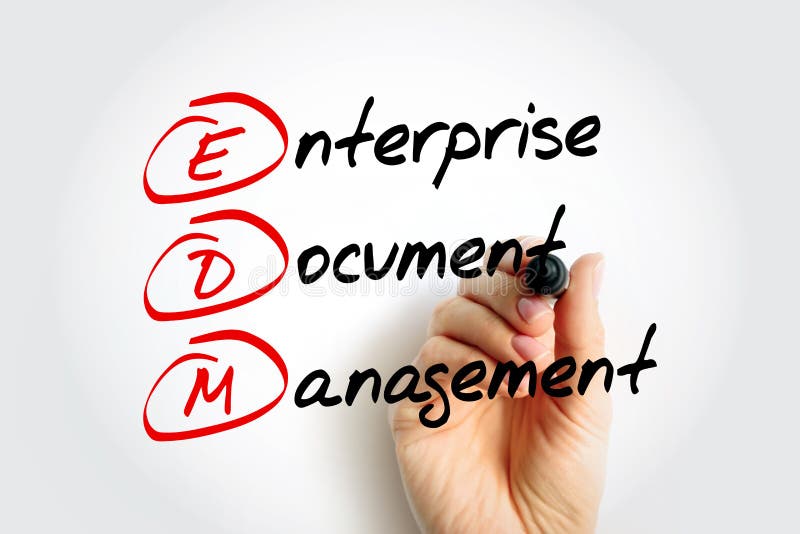 EDM - Enterprise Document Management is Defined As an Application that ...