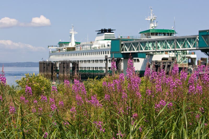 Edmonds Ferry stock photo. Image of commuter, boats, tourist - 10075734