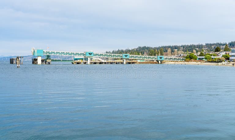 Edmonds Ferry Terminal 2 stock image. Image of state - 269965517