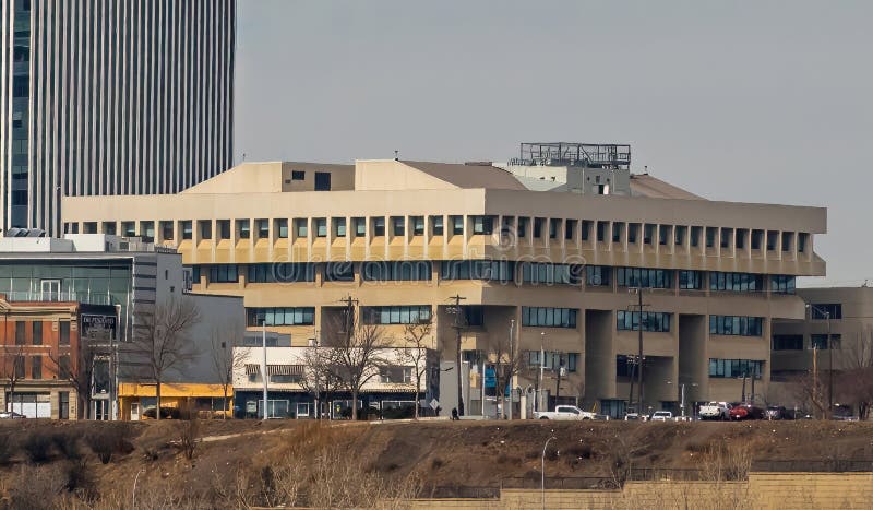 Law Courts Building in Downtown Edmonton Editorial Stock Image - Image ...