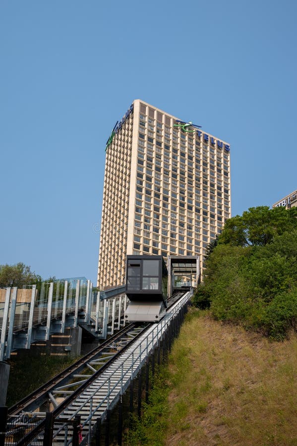 Funicular in Edmonton Alberta Editorial Stock Image - Image of ...