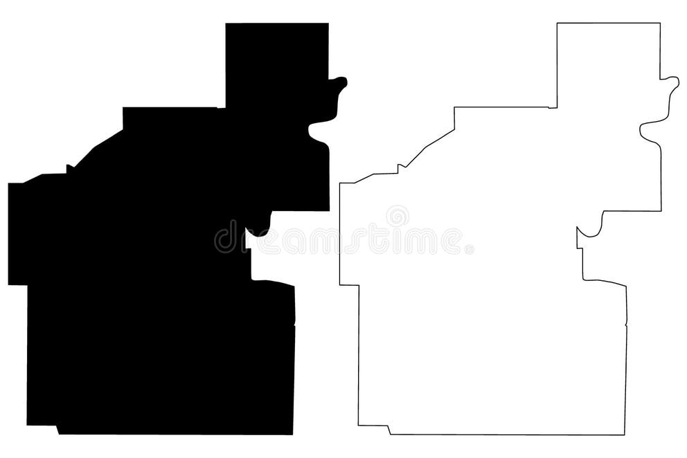 Edmonton City Canada, Alberta Province Map Vector Illustration ...