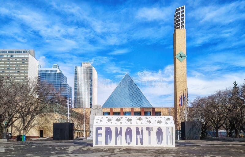 Edmonton Town Hall Building, Canada Editorial Stock Image - Image of ...