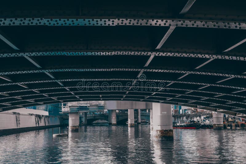 Edo Bridge with the Shuto Expressway Above it. Nov 27 2023 Editorial ...