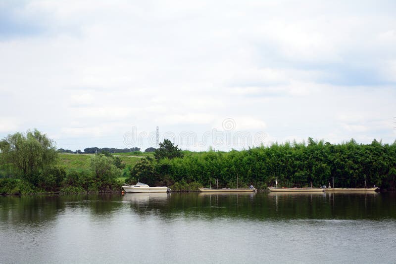 Edo River, Tokyo, Japan stock photo. Image of asian, nippon - 75594650